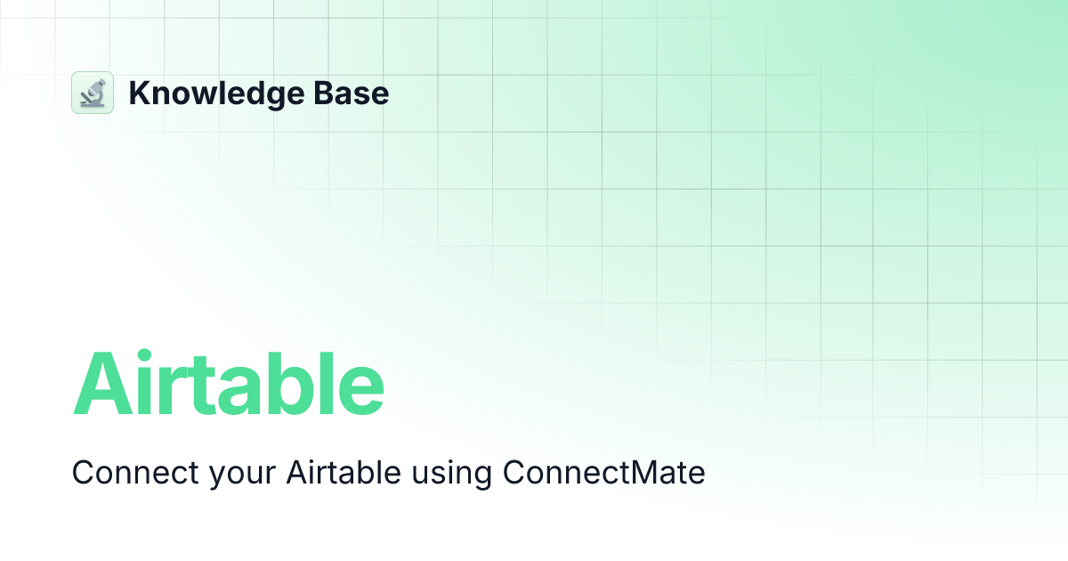 Airtable | Knowledge Base